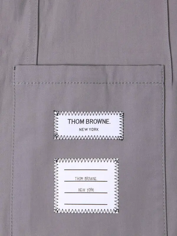 Thom Browne Belted Cotton Blazer