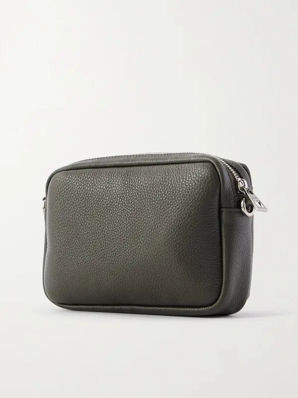 Loewe Pebble Full-grain Leather Messenger Bag