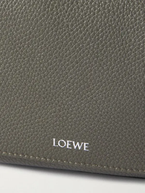 Loewe Pebble Full-grain Leather Messenger Bag