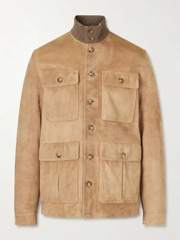 VALSTAR Brera Padded Suede Field Jacket