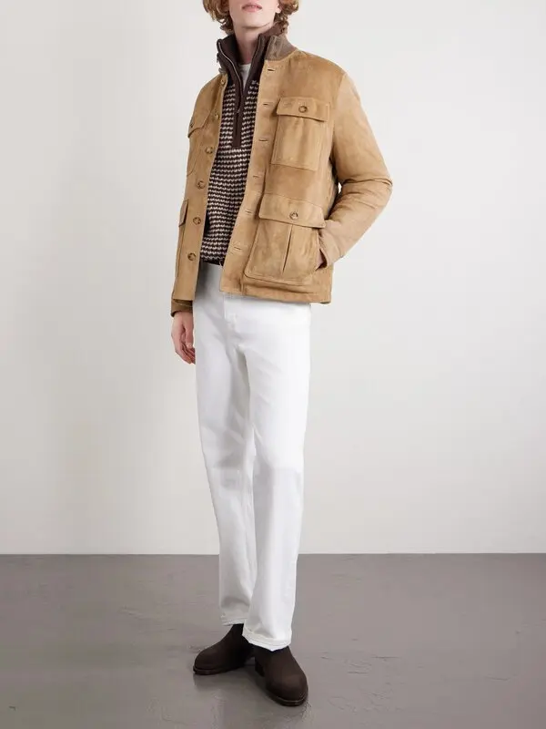 VALSTAR Brera Padded Suede Field Jacket