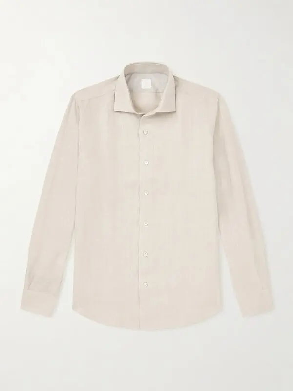 Eleventy Linen Shirt - Neutrals