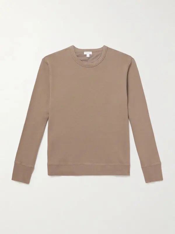 Sunspel Knitted Cotton T-shirt