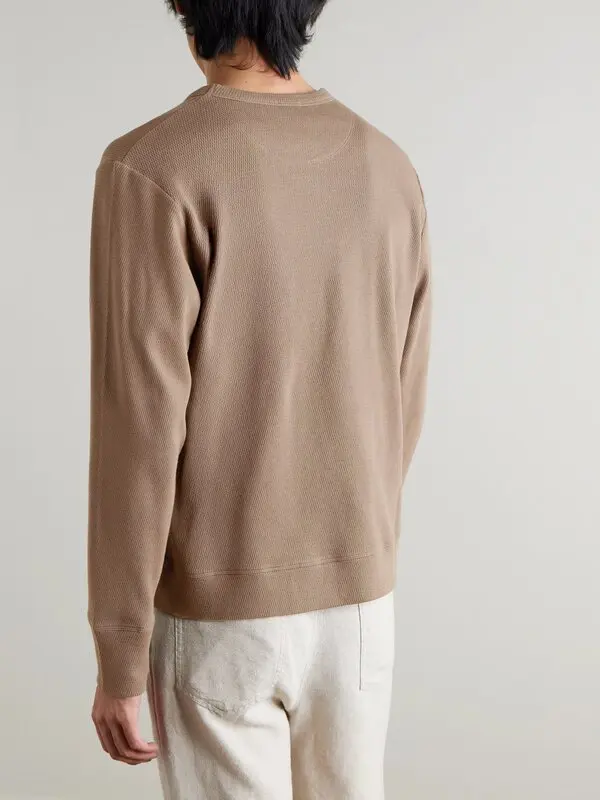 Sunspel Knitted Cotton T-shirt