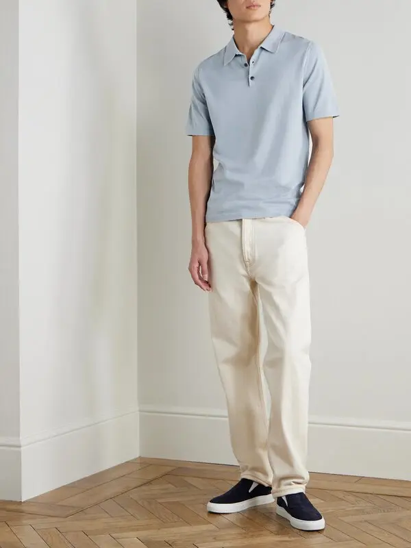 Sunspel Sea Island Cotton Polo Shirt