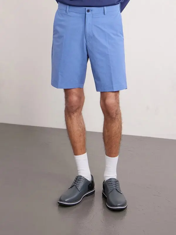 Peter Millar Surge Straight-leg Tech-jersey Golf Shorts - Blue