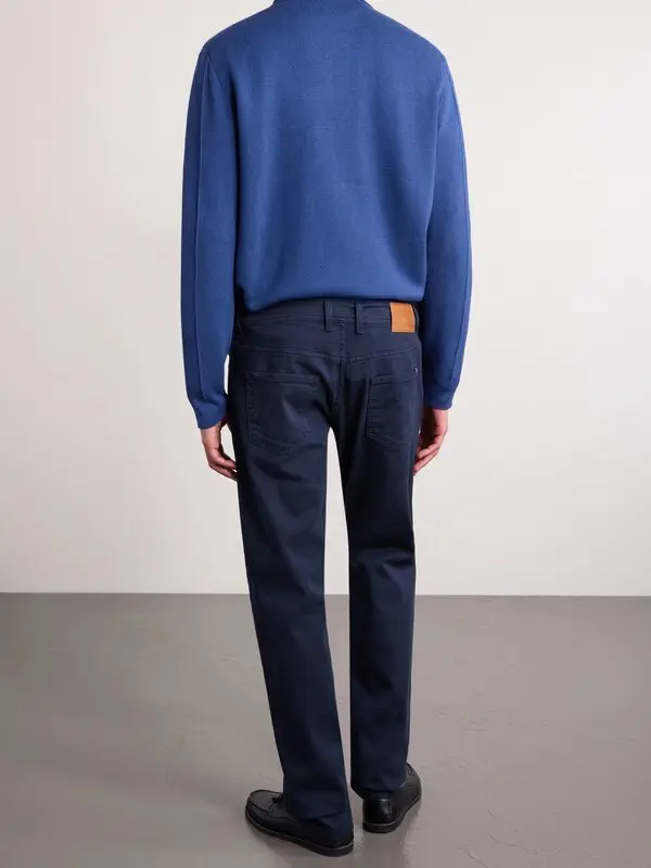 Canali Slim-fit Straight-leg Jeans - Blue