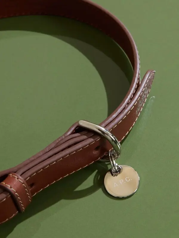 A.p.c. Toutou Leather Dog Collar