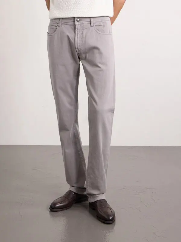 Canali Slim-fit Straight-leg Jeans