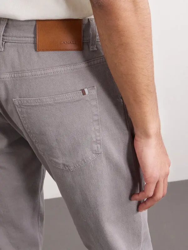 Canali Slim-fit Straight-leg Jeans