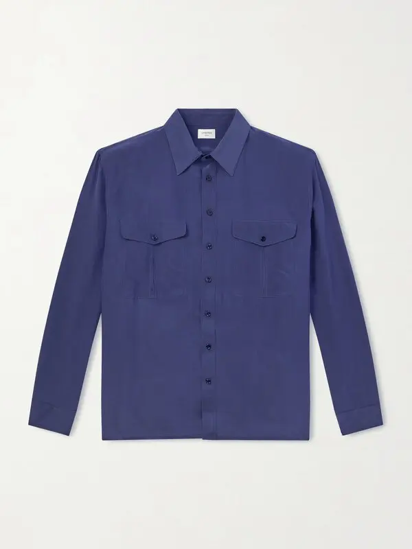 Saint Laurent Voile Shirt - Blue