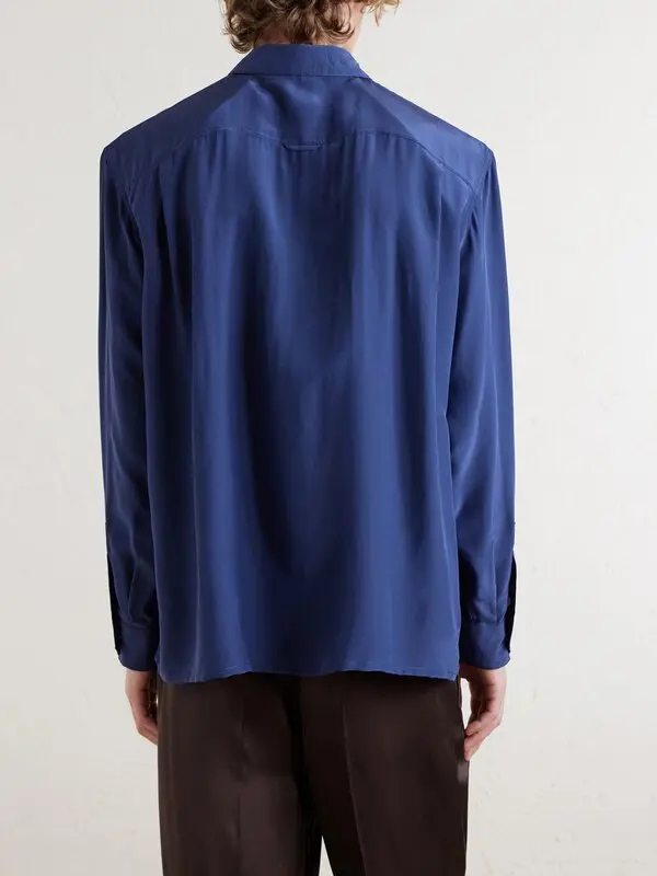 Saint Laurent Voile Shirt - Blue
