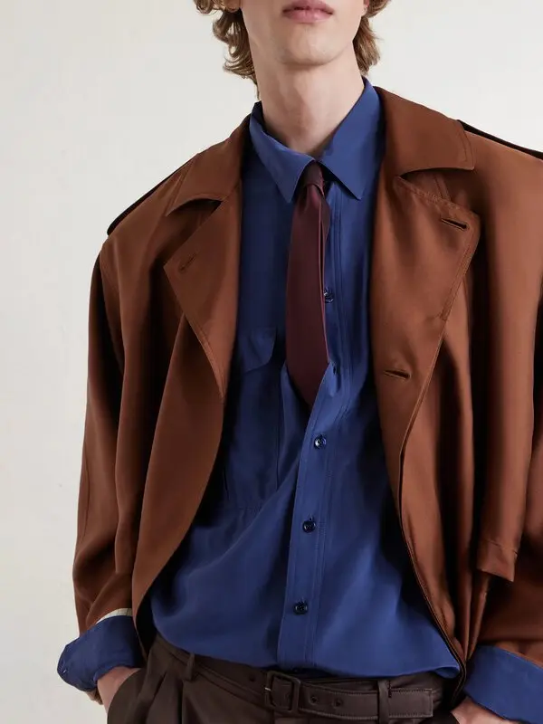 Saint Laurent Voile Shirt - Blue