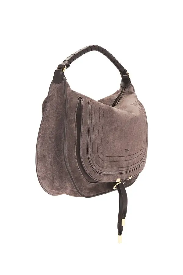 Chloé Marcie Shoulder Bag - Kohl Brown