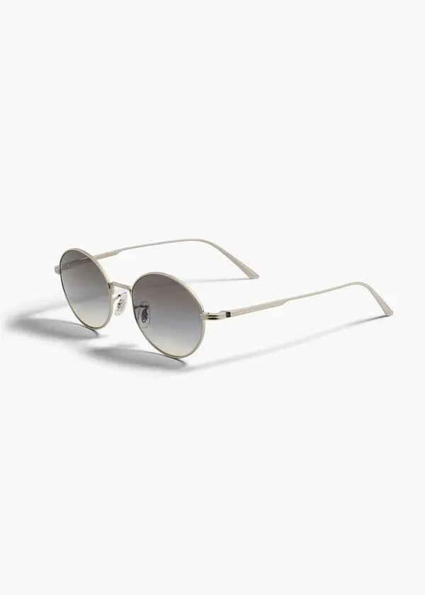 Khaite X Oliver Peoples 1994c Sunglasses - Silver / Grey Gradient