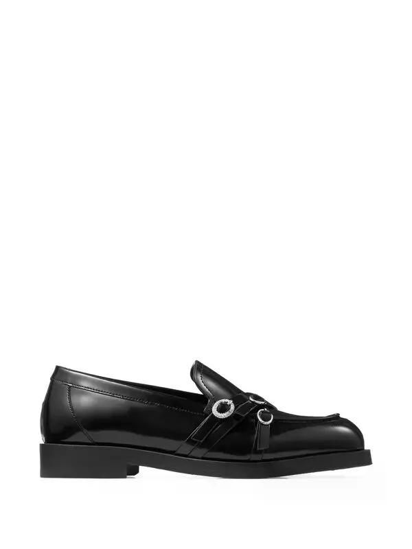JIMMY CHOO Kalia Loafers With Buckle Embellishments