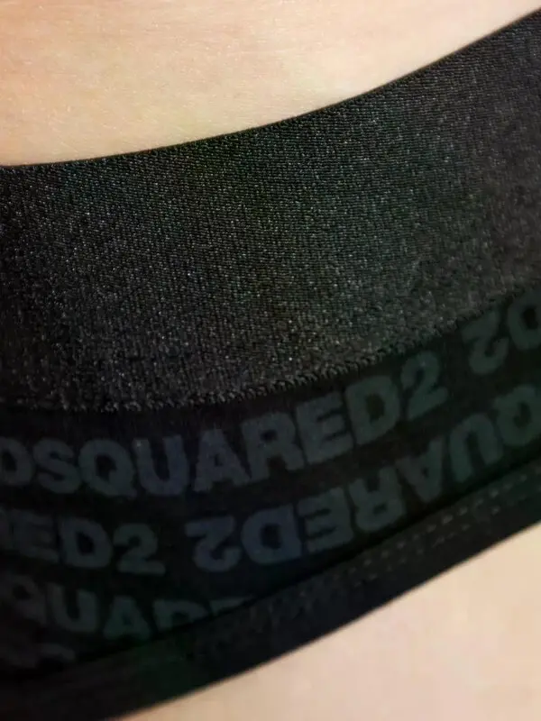 Dsquared2 Logo Branded Briefs - Black