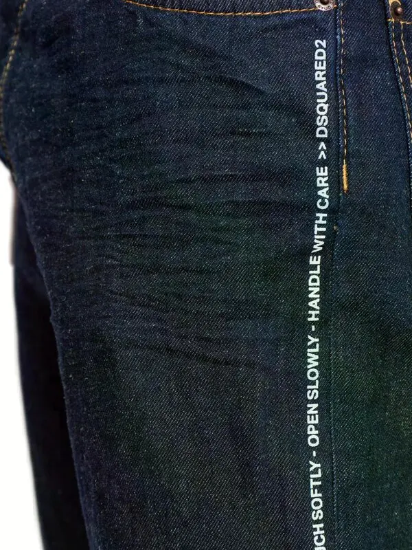 Dsquared2 642 Straight Leg Jeans - Blue