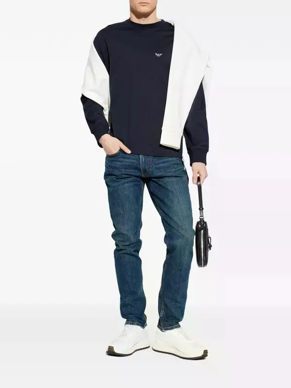 Emporio Armani Logo Detail Jeans