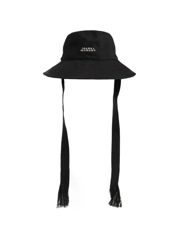 Isabel Marant Étoile Cotton Bucket Hat - Black