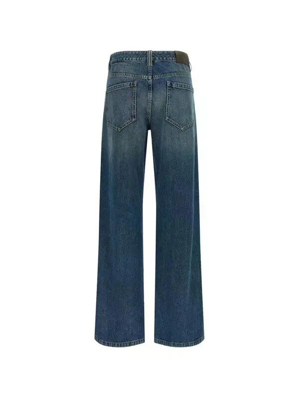 Brunello Cucinelli Contrast-stitching Stonewashed-denim Jeans