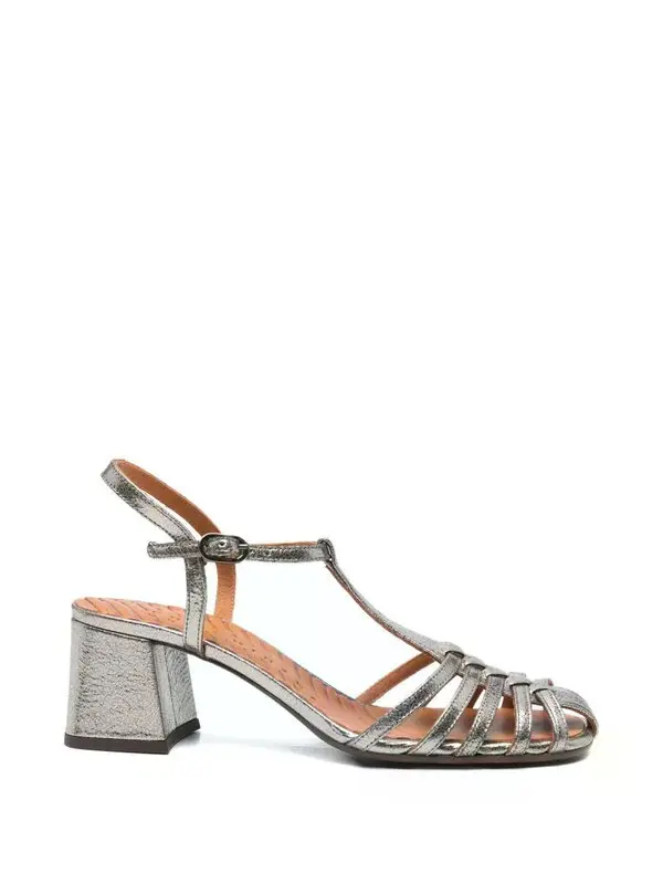 Chie Mihara Metallic-effect Sandals