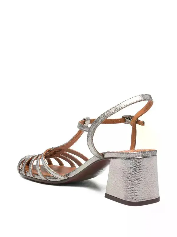 Chie Mihara Metallic-effect Sandals