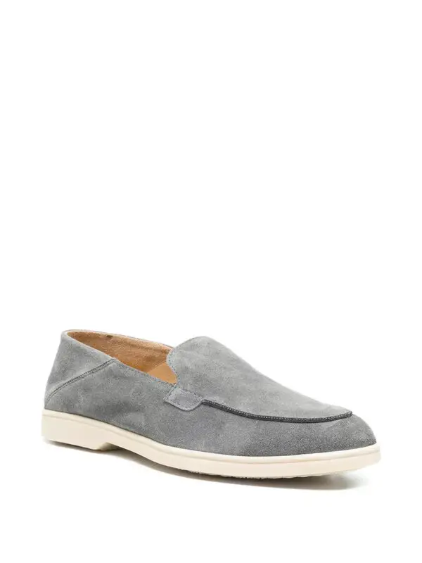 DOUCAL'S Noara Topstitched Loafers - Grey