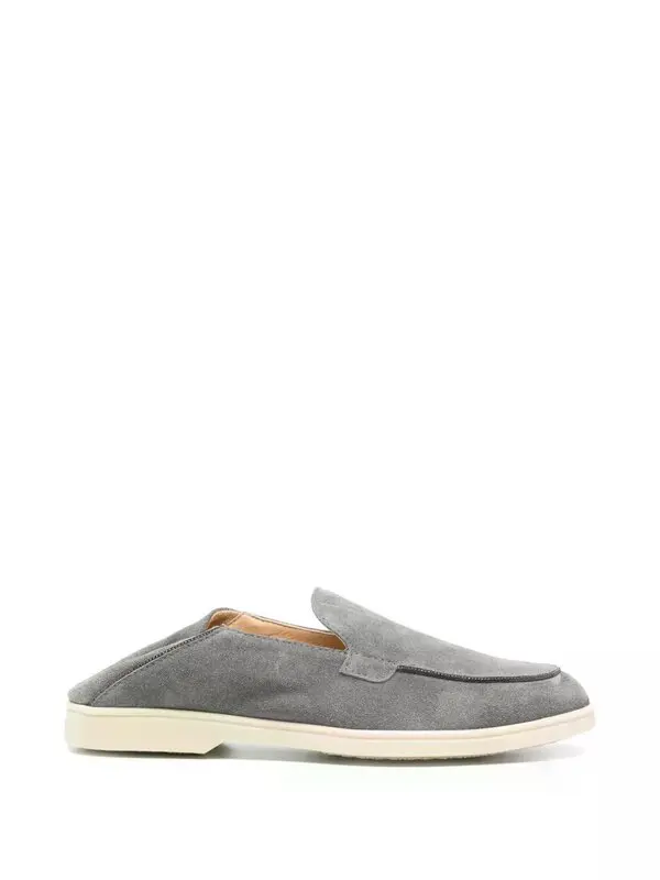 DOUCAL'S Noara Topstitched Loafers - Grey