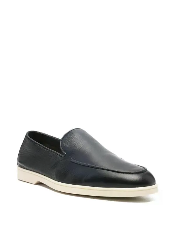 DOUCAL'S Leather Loafers - Blue