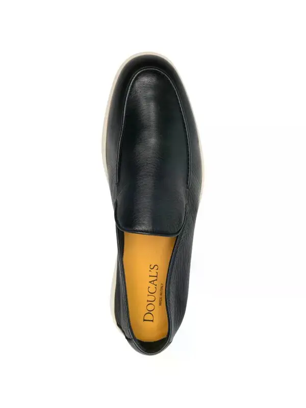 DOUCAL'S Leather Loafers - Blue