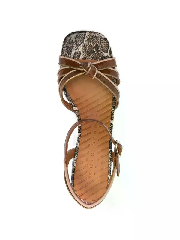Chie Mihara Knotted Leilah Sandals - Brown