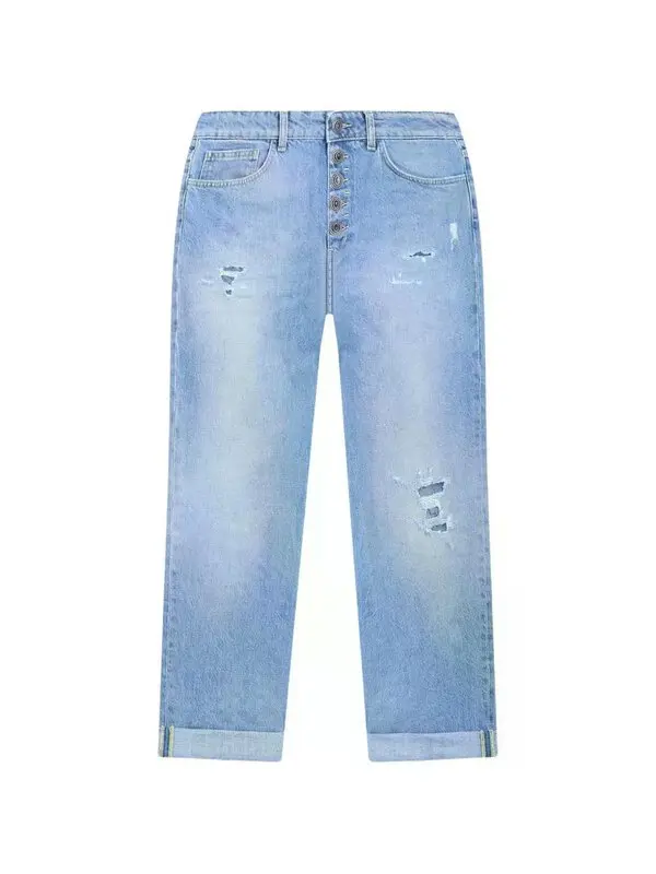 DONDUP Belt-loop Buttoned Jeans