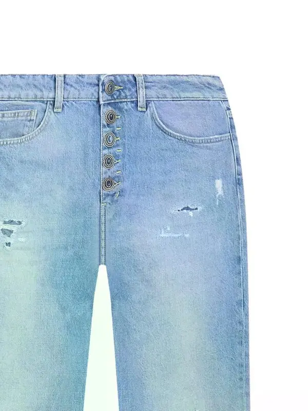 DONDUP Belt-loop Buttoned Jeans
