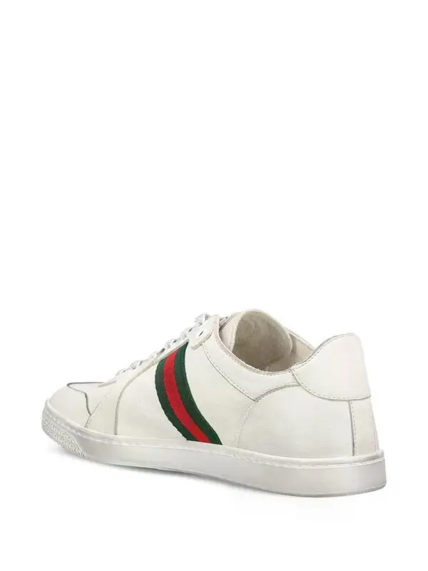 Gucci Striped Lace-up Sneakers