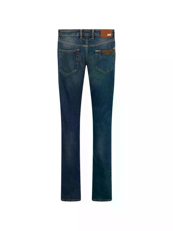 MOORER Five-pocket Jeans - Blue