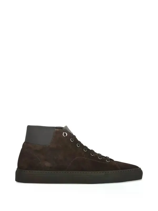 MOORER Florian Leather Sneakers - Brown