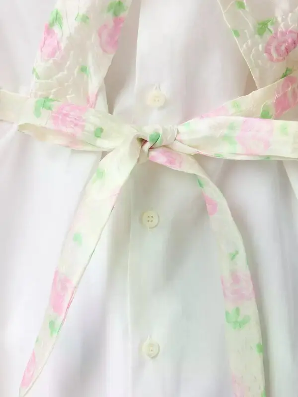 Miu Miu Floral Cloqué Apron