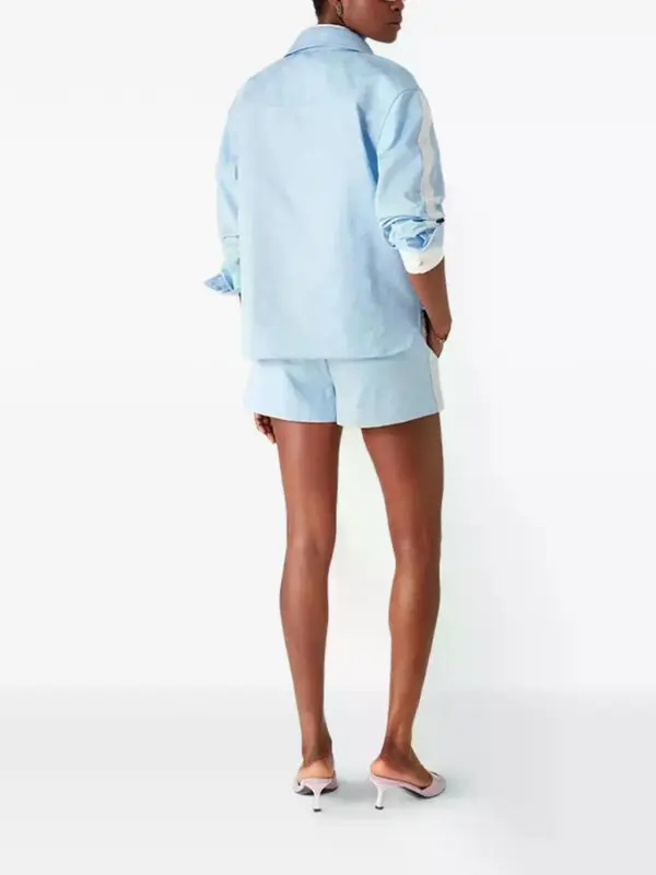 Casablanca Patch-pocket Stripe Shirt - Blue