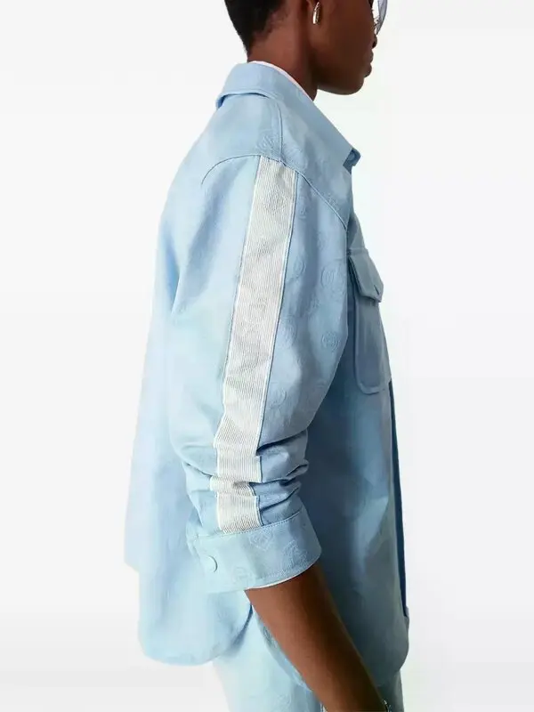 Casablanca Patch-pocket Stripe Shirt - Blue