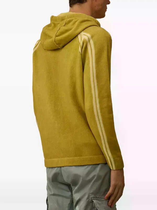 C.P. COMPANY Adjustable Drawstring Hoodie - Yellow