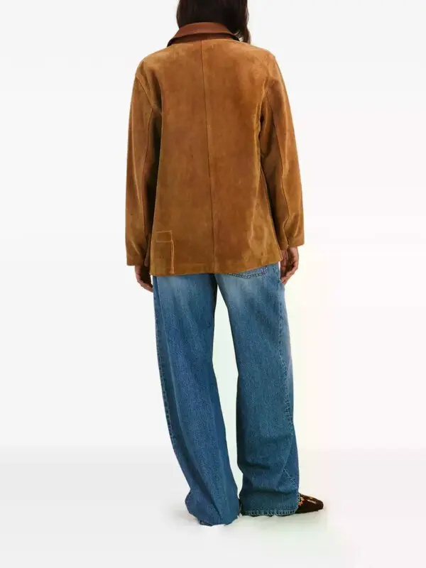 FORTELA Suede Jacket - Brown