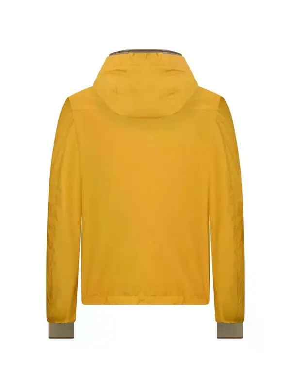 MOORER Stilos Hooded Zip Jacket - Yellow