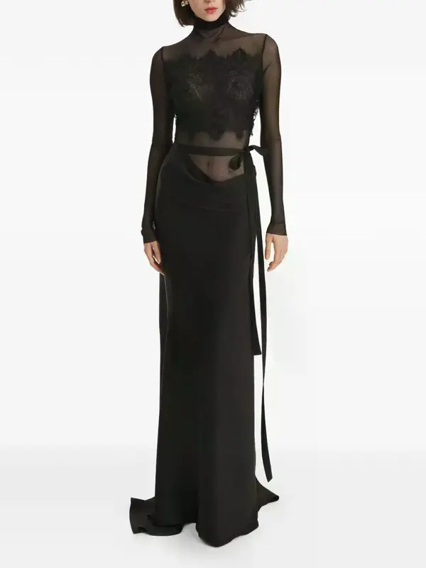 2310 STUDIO Draped Maxi Skirt