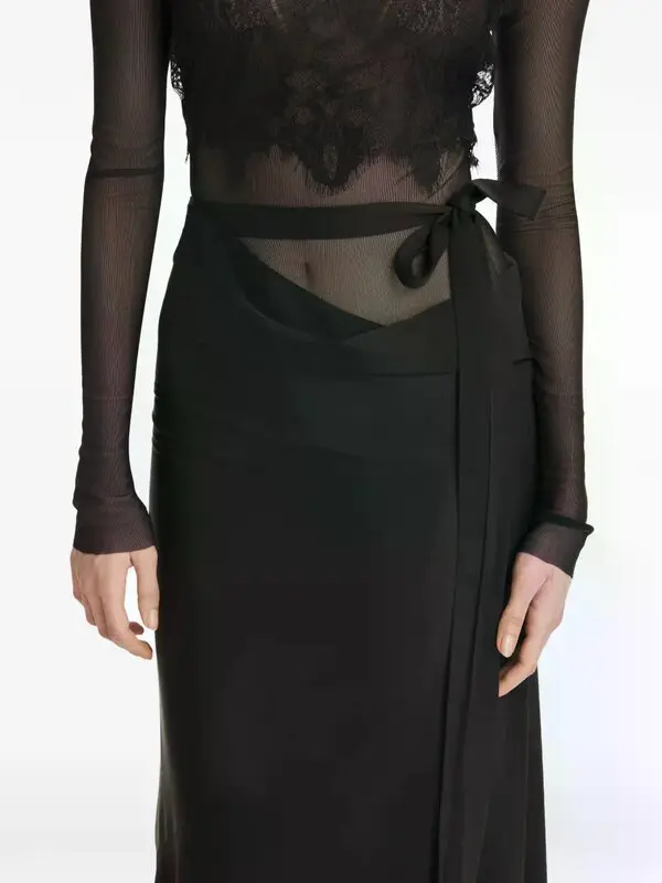 2310 STUDIO Draped Maxi Skirt