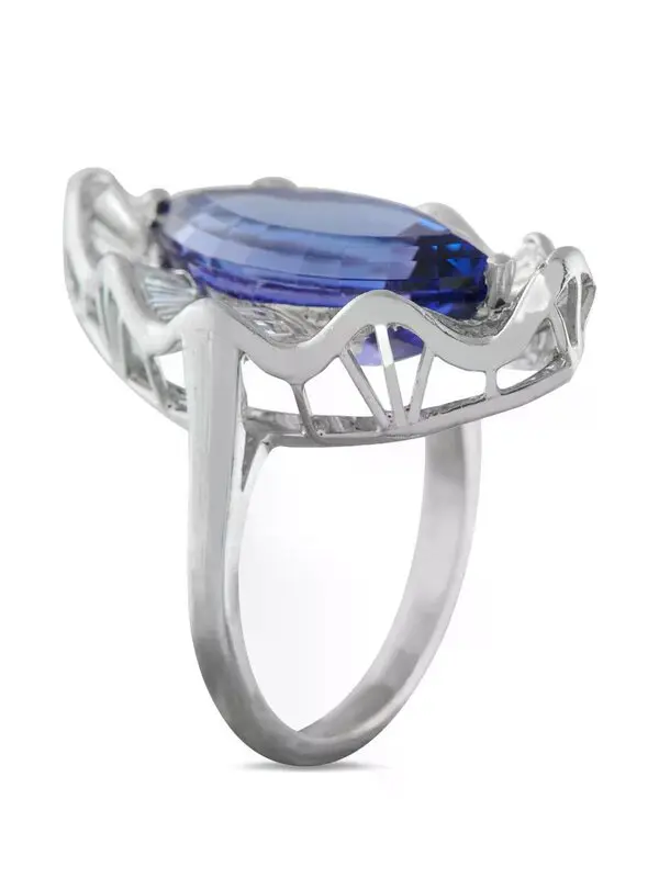 LB EXCLUSIVE Platinum, Tanzanite And Diamond Ring