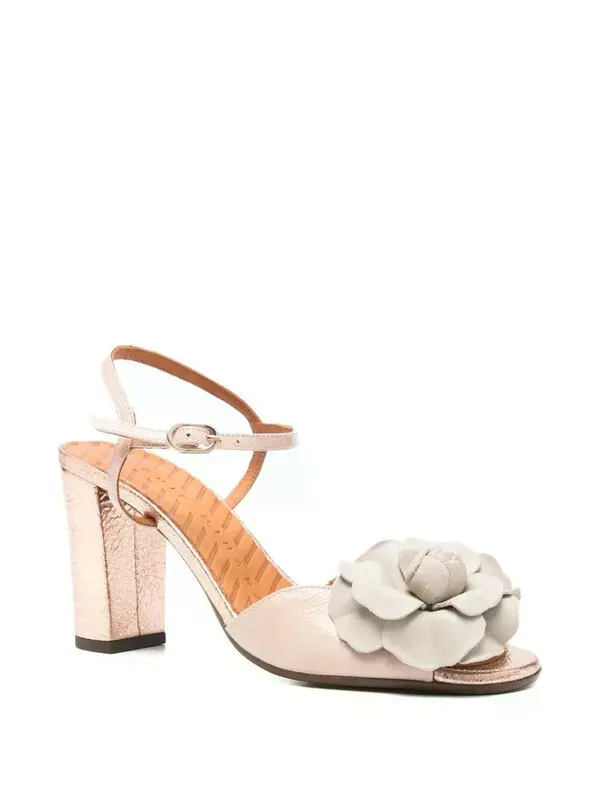 Chie Mihara Biuty Floral Block-heel Sandals