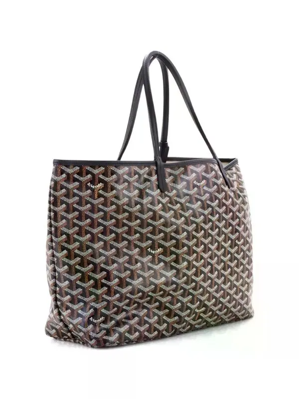 Goyard Saint Louis Coated Canvas Pm Tote Bag - Black