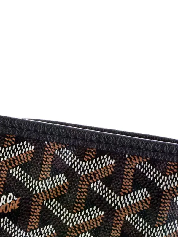 Goyard Saint Louis Coated Canvas Pm Tote Bag - Black