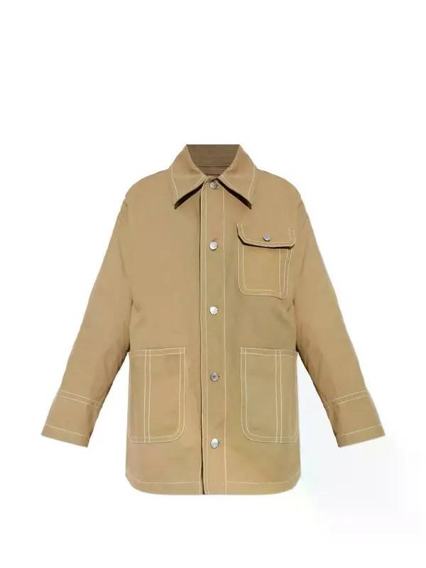 AMI Paris Contrast-stitching Overshirt